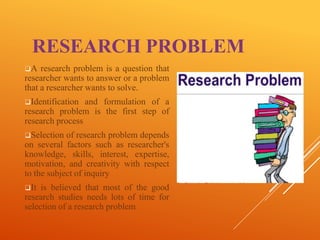 Research Problem | PPTX