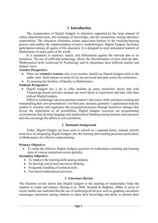 Role of digital gadgets in transformation of traditional learning to ...