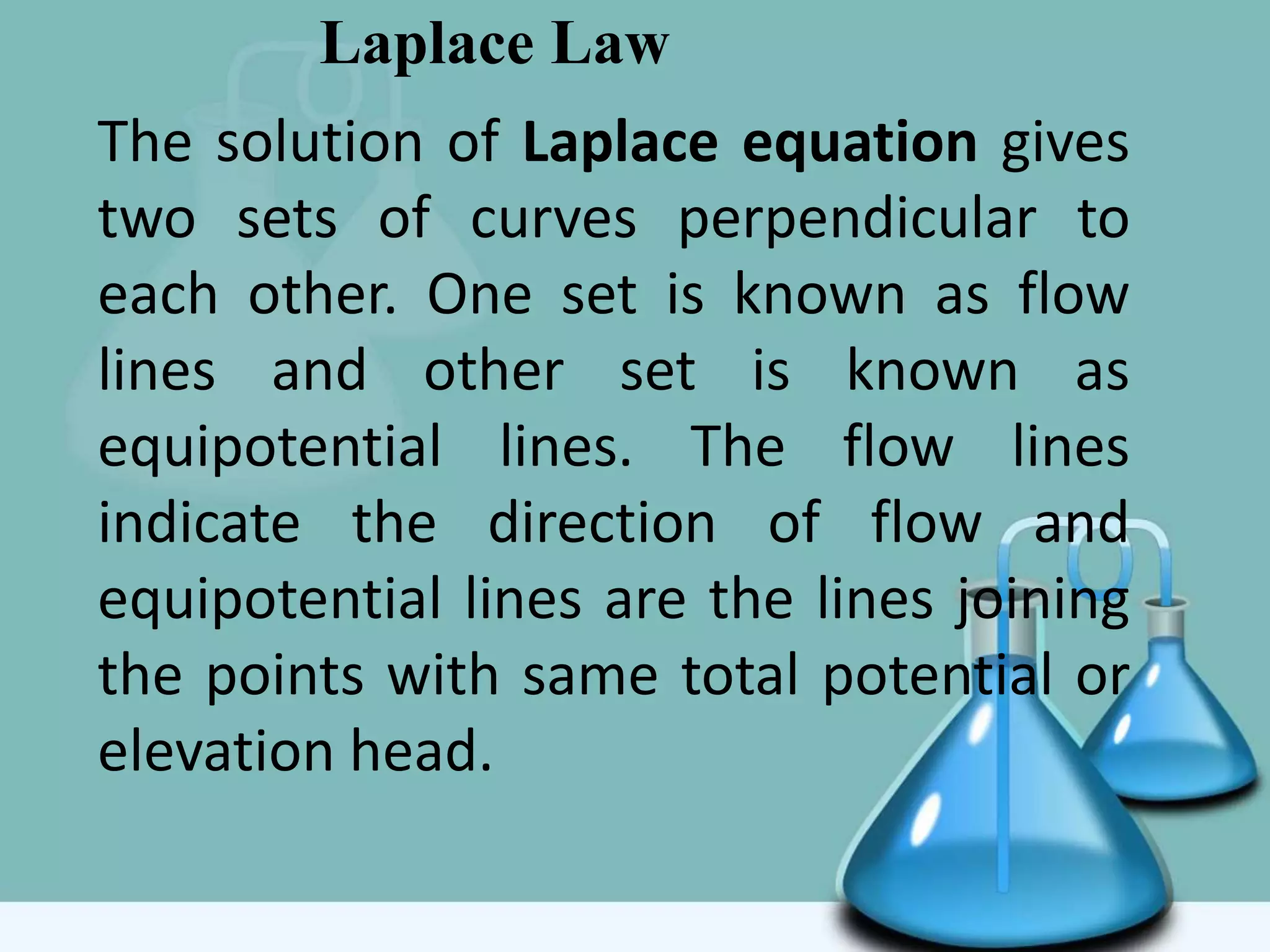 Fundamentals of fluid flow, Darcy's law, Unsaturated Condition ...