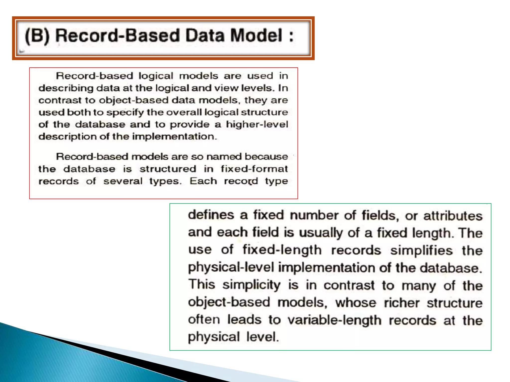 DBMS OF DATA MODEL Deepika yadav 2 | PPT