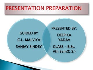 DBMS OF DATA MODEL Deepika yadav 2 | PPT