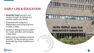 Deepinder Goyal | PPTX