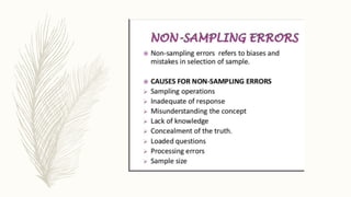 Sampling and its Types | PPTX