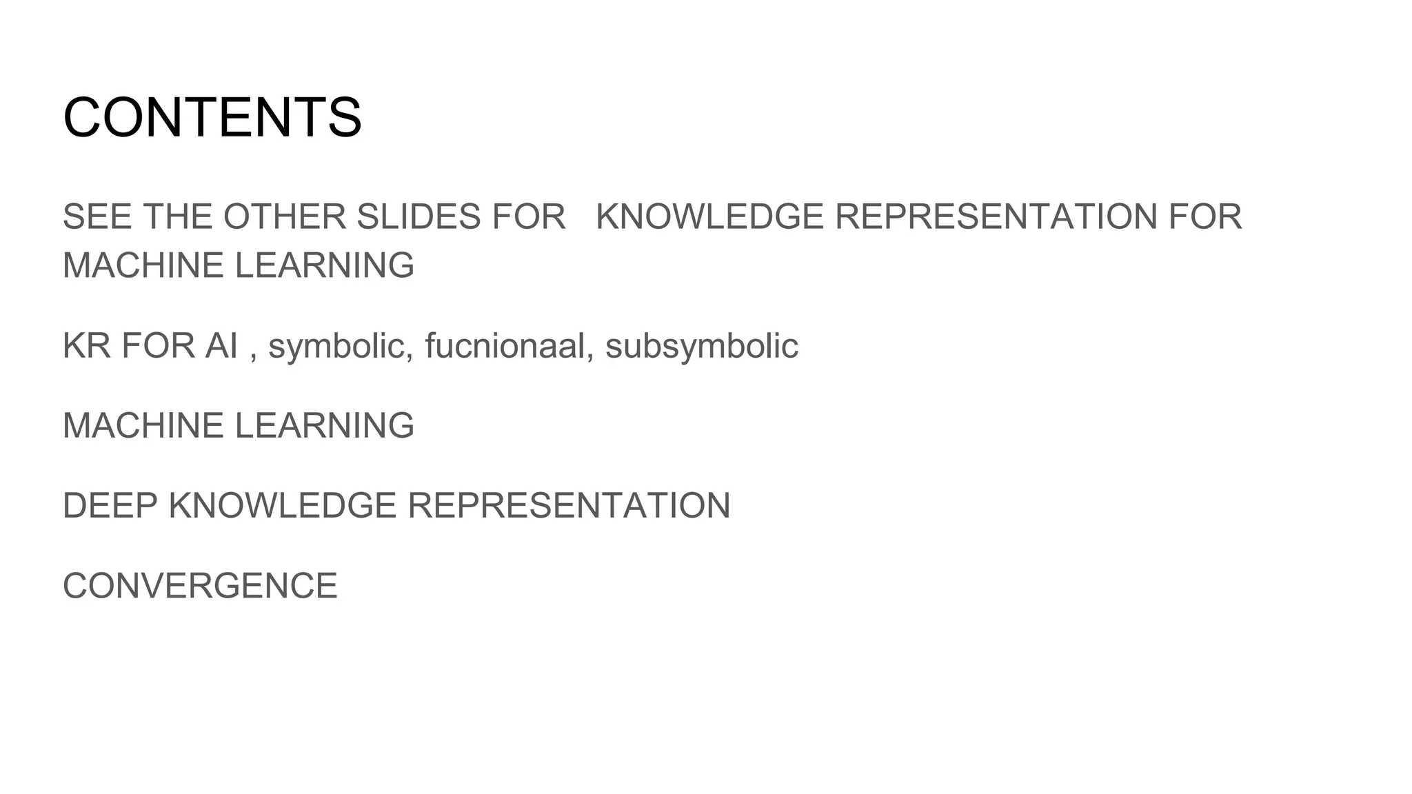 Deep knowledge representation | PPTX