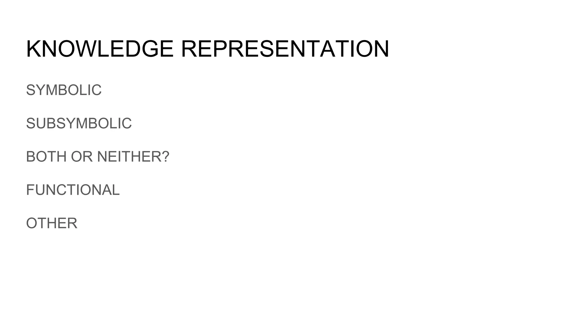 Deep knowledge representation | PPTX