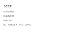 Deep knowledge representation | PPT