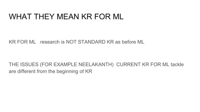 Deep knowledge representation | PPT