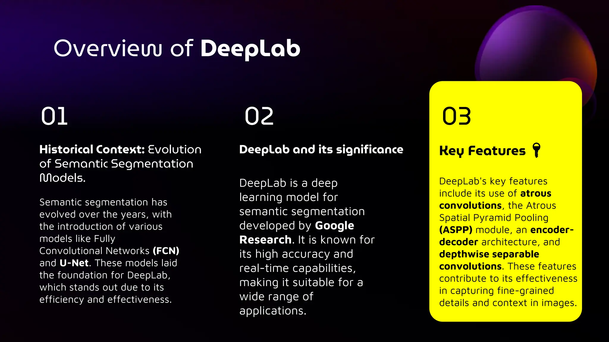 Deeplab ppt for machine learning and ai .pptx | Artificial Intelligence | Technology & Computing