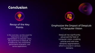 Deeplab ppt for machine learning and ai .pptx | Artificial Intelligence | Technology & Computing