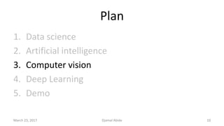 Application of deep leaning to computer vision | PPT