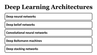Deep learning introduction | PPT