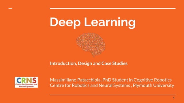 Introduction to Deep learning | PPT