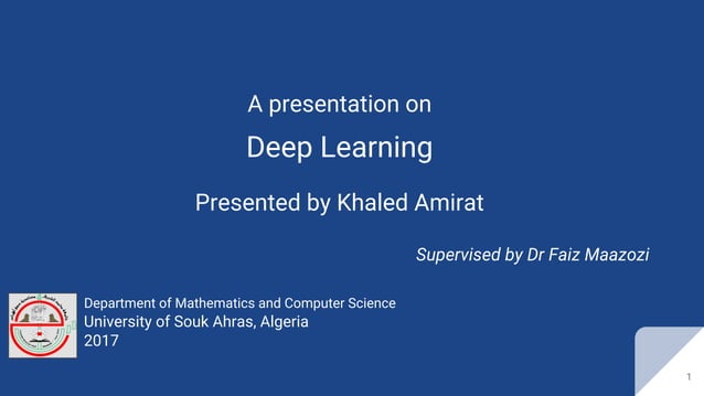 Deep Learning Ppt