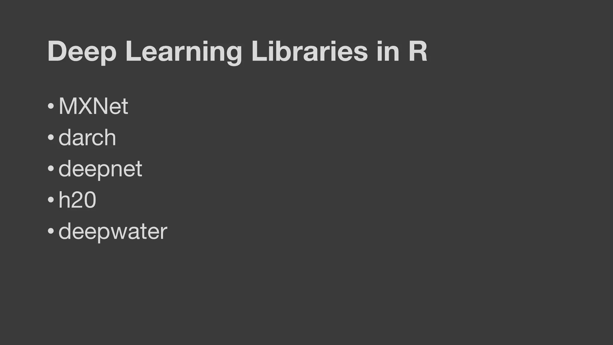 Deep Learning In R | PDF