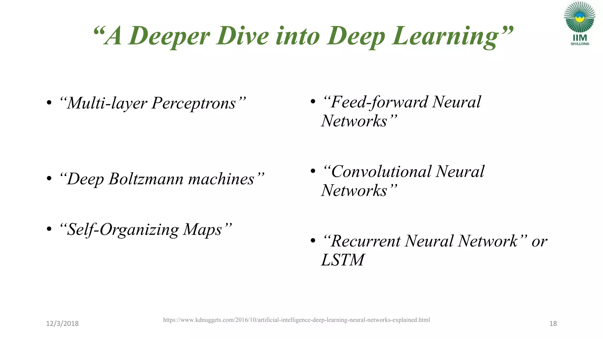 Deep learning | PPTX