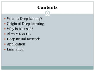 Deep learning | PPTX