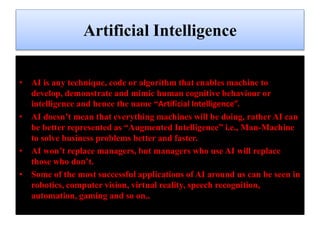 Deep learning | PPTX