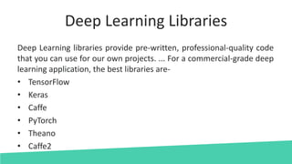 Deep learning | PPT