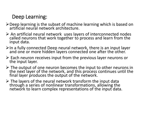 Deep Learningpptx Artificial Intelligence Technology And Computing 4268