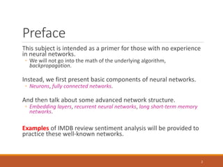 Deep Learning for Text (Text Mining) LSTM | PPT