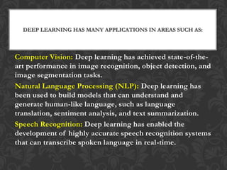 Deep Learning Fundamentals with Neural Networks and AI Concepts | PDF
