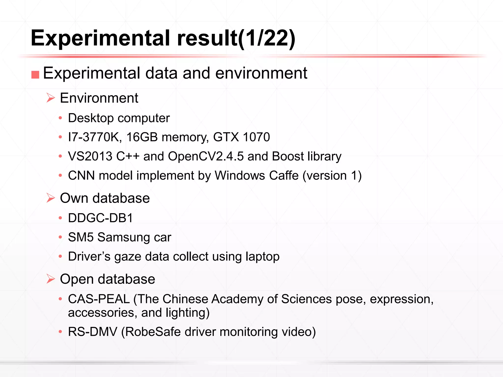 Deep Learning Based Gaze Detection System For Automobile Drivers Using Nir Camera Sensor Ppt