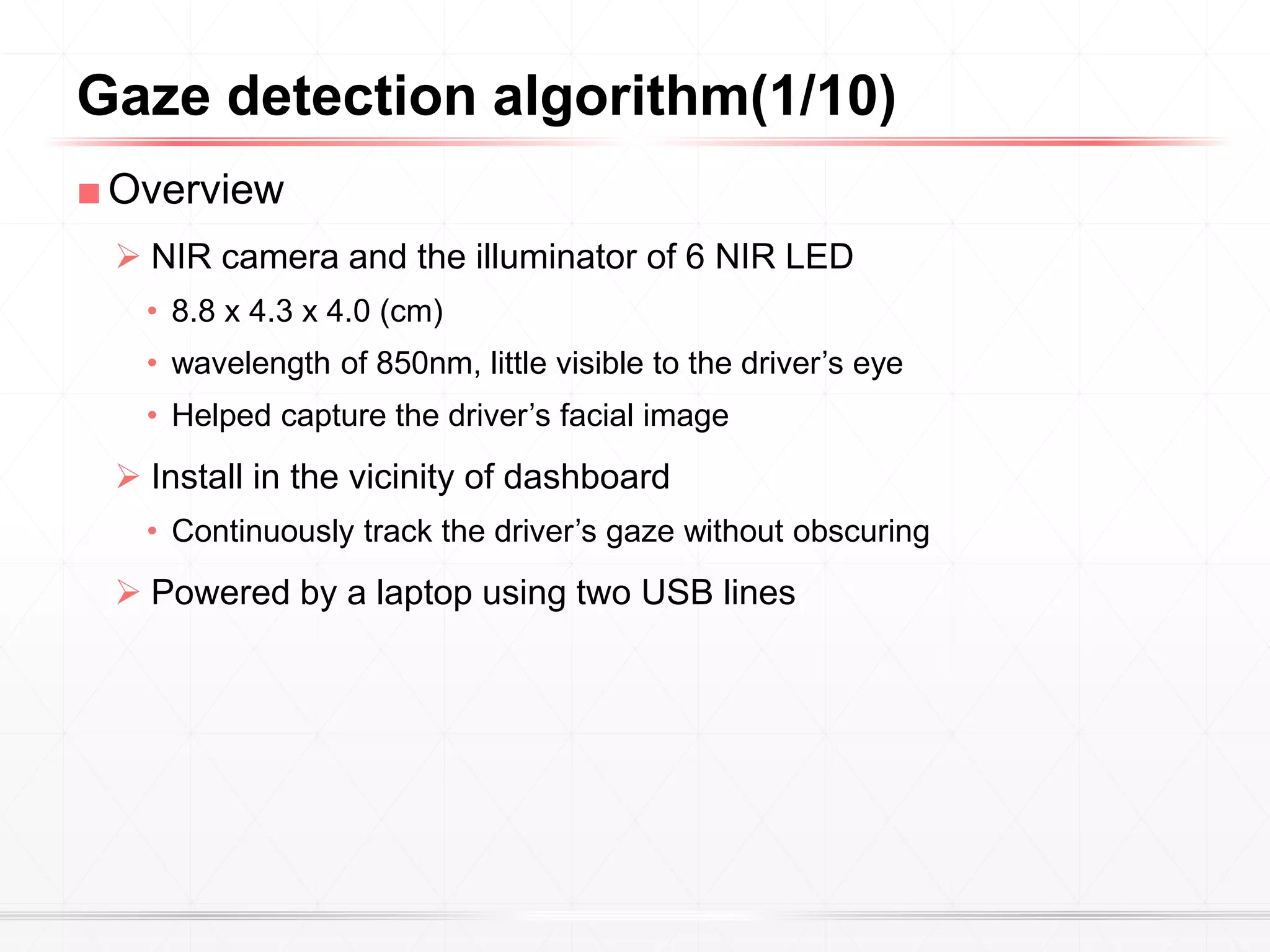 Deep Learning Based Gaze Detection System For Automobile Drivers Using Nir Camera Sensor Ppt