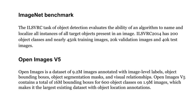 Deep learning based object detection | PPT
