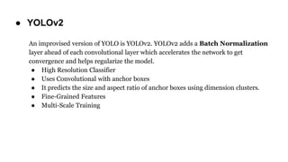 Deep learning based object detection | PPT