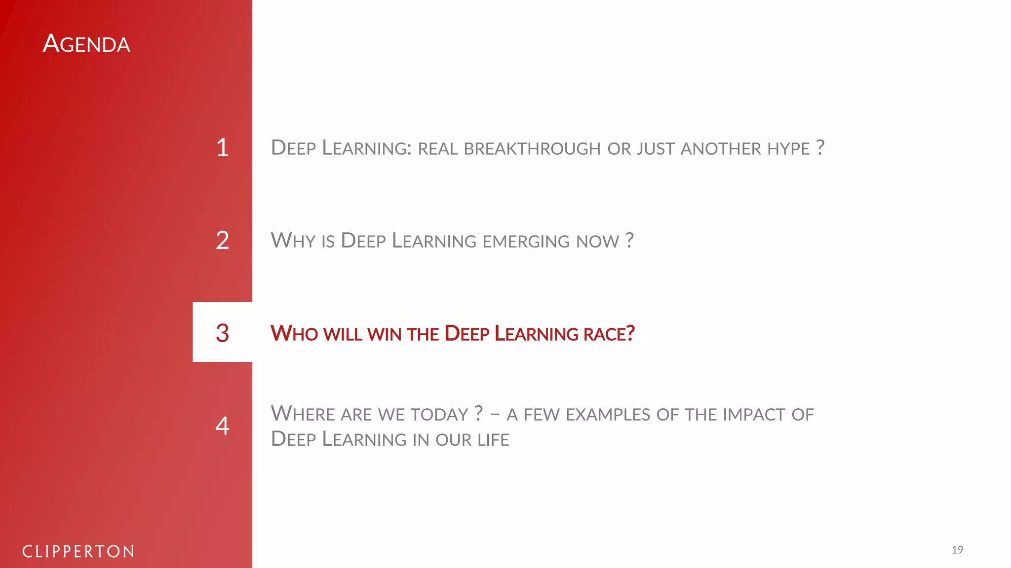 Clipperton - AI - Deep Learning: From Hype to Maturity? | PDF