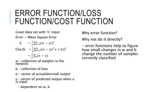 Deep learning simplified | PPT