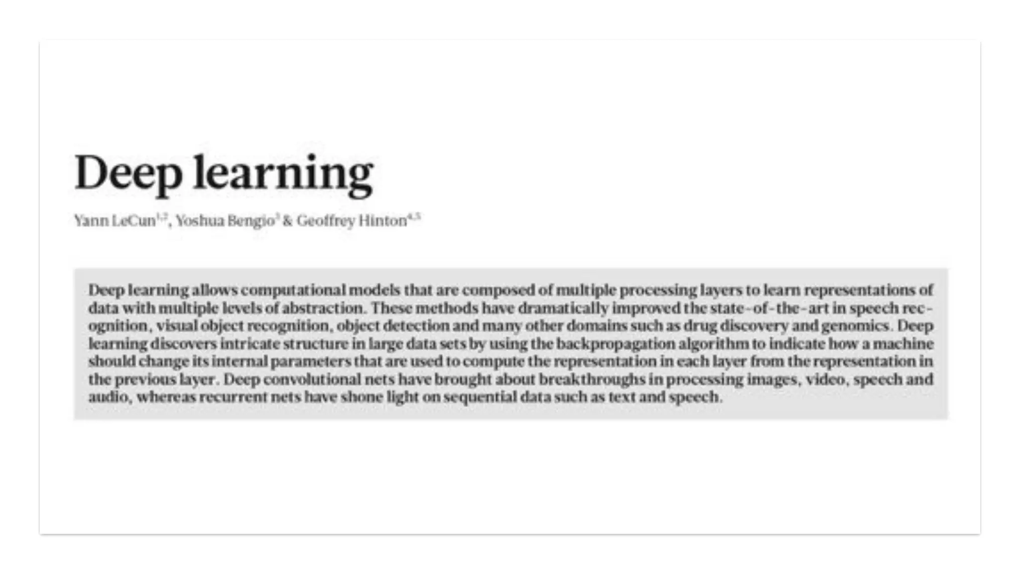 Deep Learning 101 | PDF | Artificial Intelligence | Technology & Computing