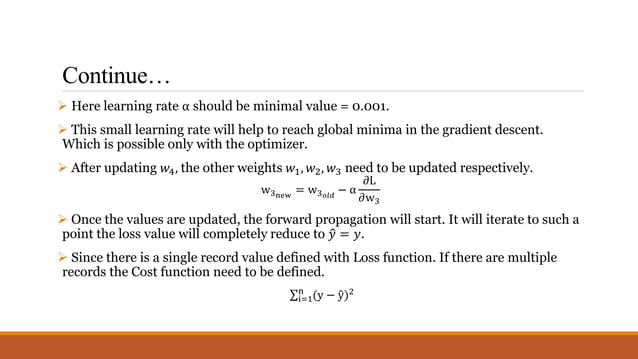 Deep learning algorithms | PPTX