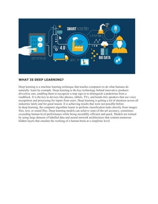 Deep learning and its problem types | PDF