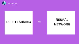 Deep learning and neural network converted | PDF