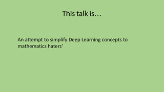 Deep learning and neural networks (using simple mathematics) | PDF