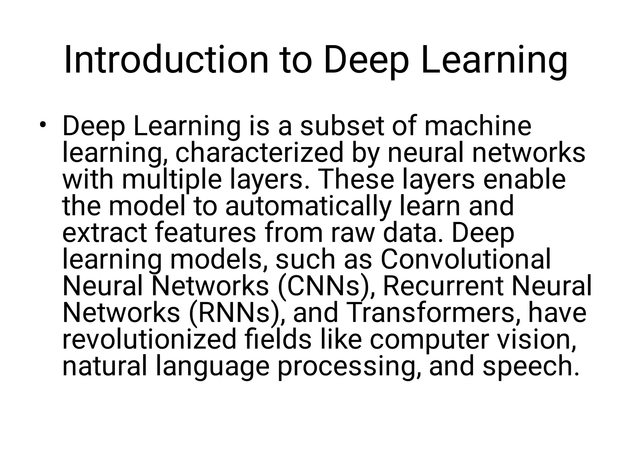 Deeplearningapplicationsdetailedpresentationpdf