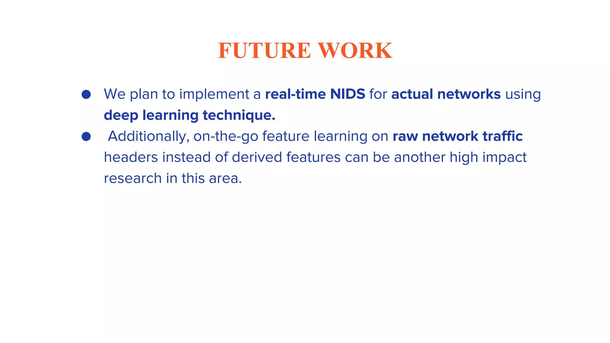 Deep learning approach for network intrusion detection system | PPTX