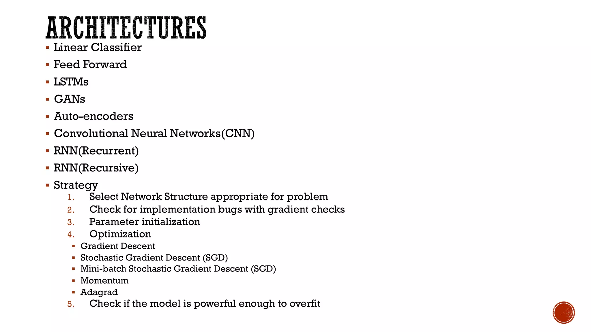 Deep learning architectures | PDF