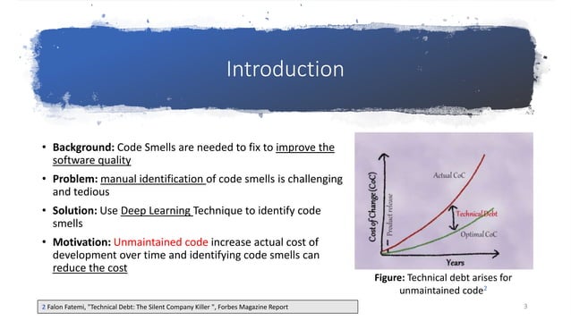 Deep Learning Based Code Smell Detection Qualifying Talk Ppt