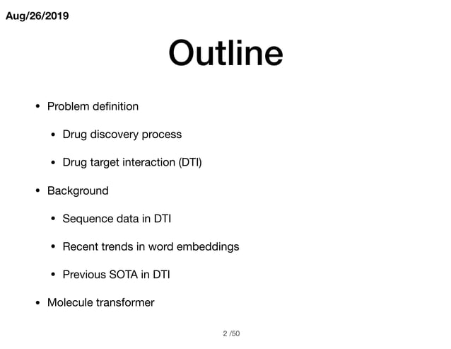 Deep Learning Based Drug Protein Interaction Ppt