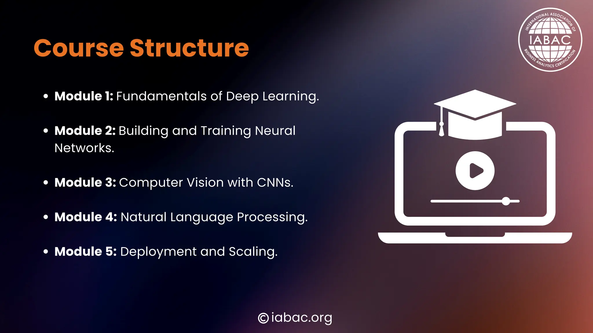 Deep Learning Certification | IABAC Certification | PDF