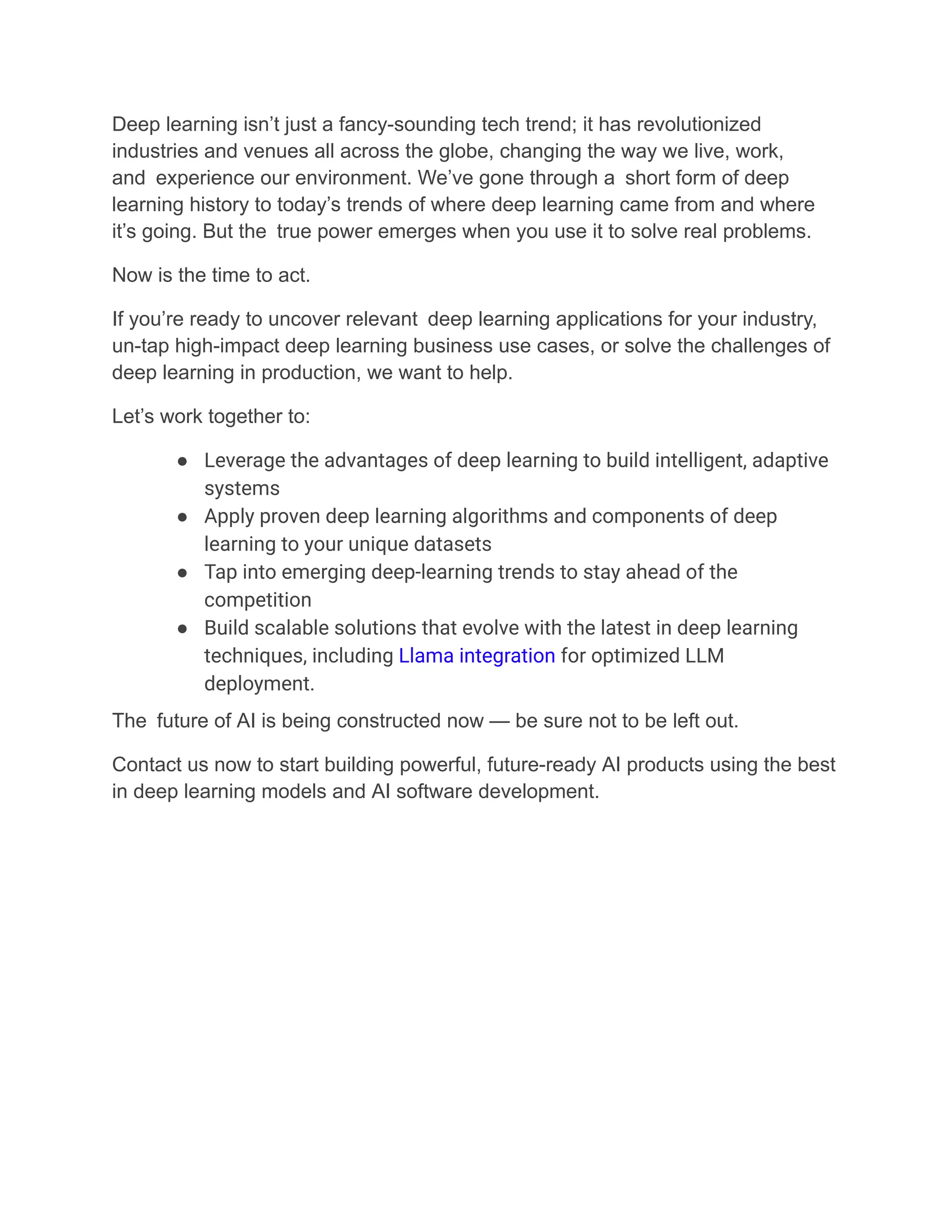 Deep Learning Explained-History, Key Components, Applications, Benefits ...