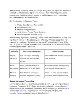 Deep Learning Explained-History, Key Components, Applications, Benefits ...