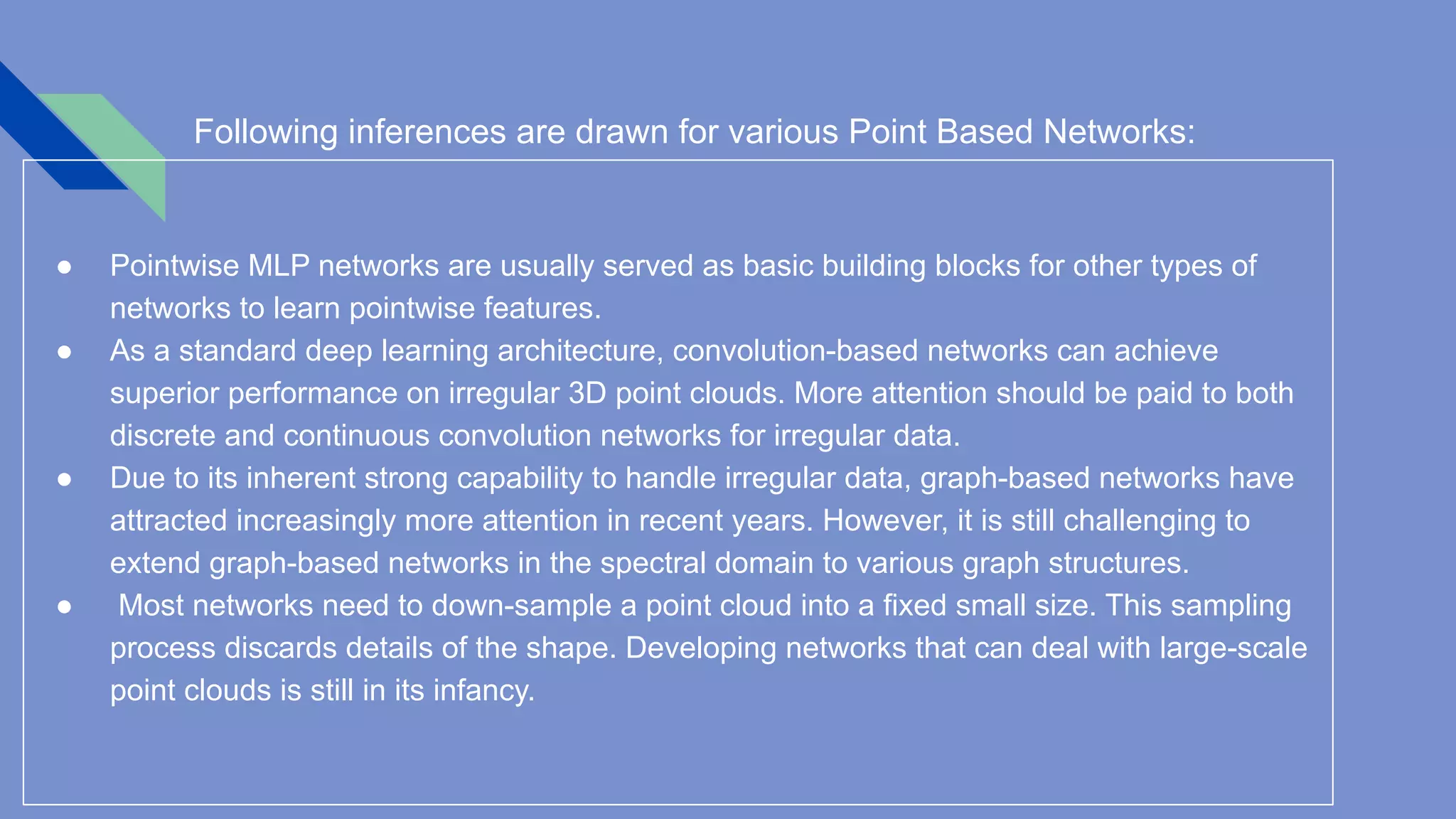 Deep learning for 3 d point clouds presentation | PDF