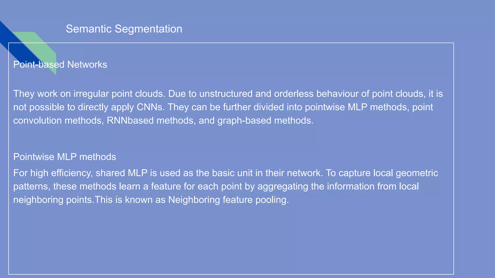 Deep learning for 3 d point clouds presentation | PDF