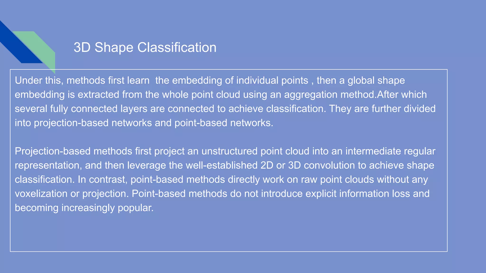 Deep learning for 3 d point clouds presentation | PDF