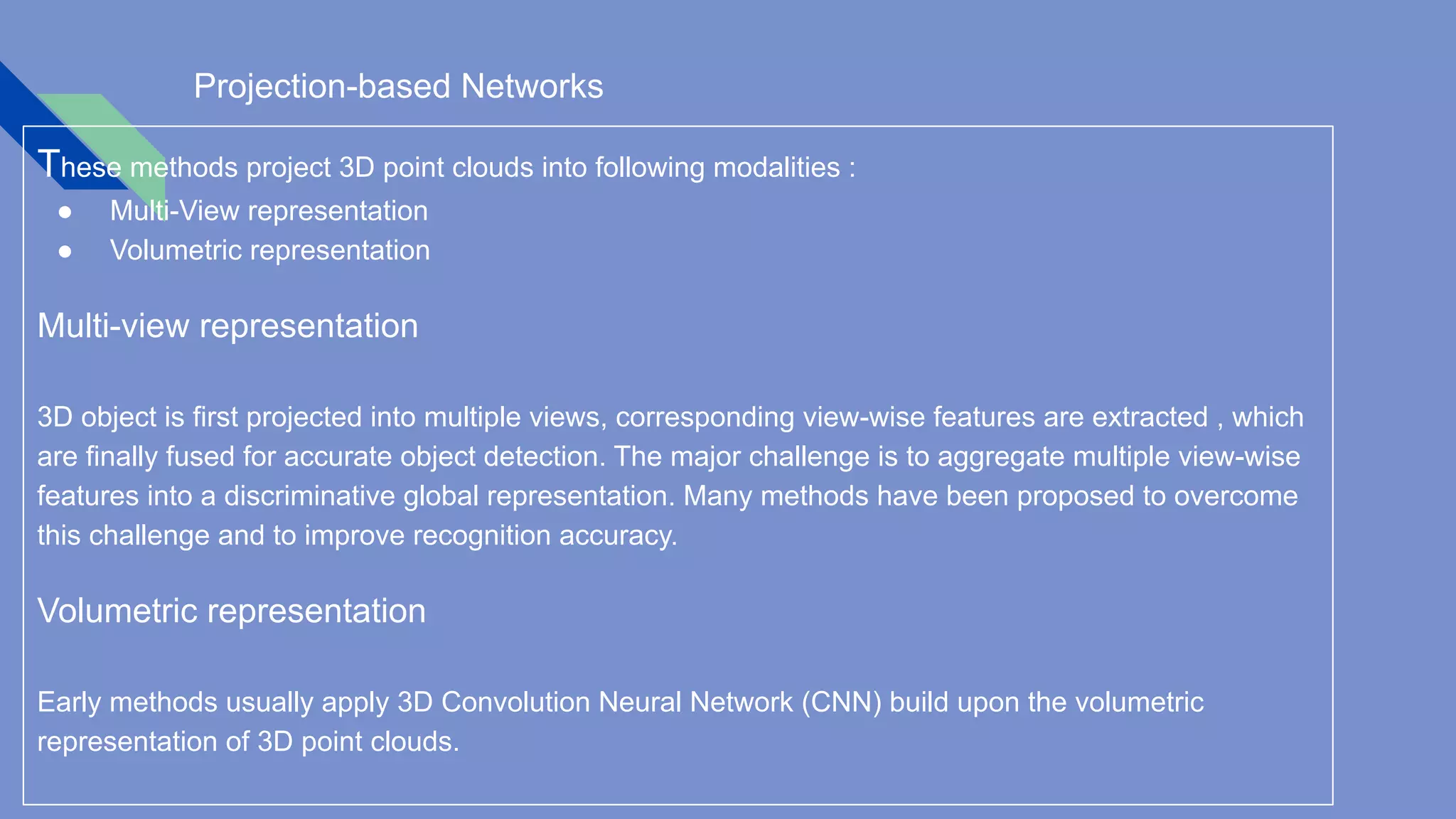 Deep learning for 3 d point clouds presentation | PDF