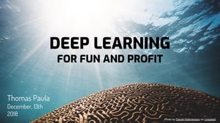Deep learning for fun and profit (a simple introduction to Artificial ...