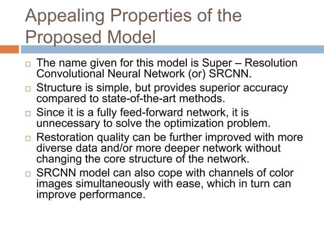 Deep Learning For Image Super Resolution Pptx Computer Networking Computing